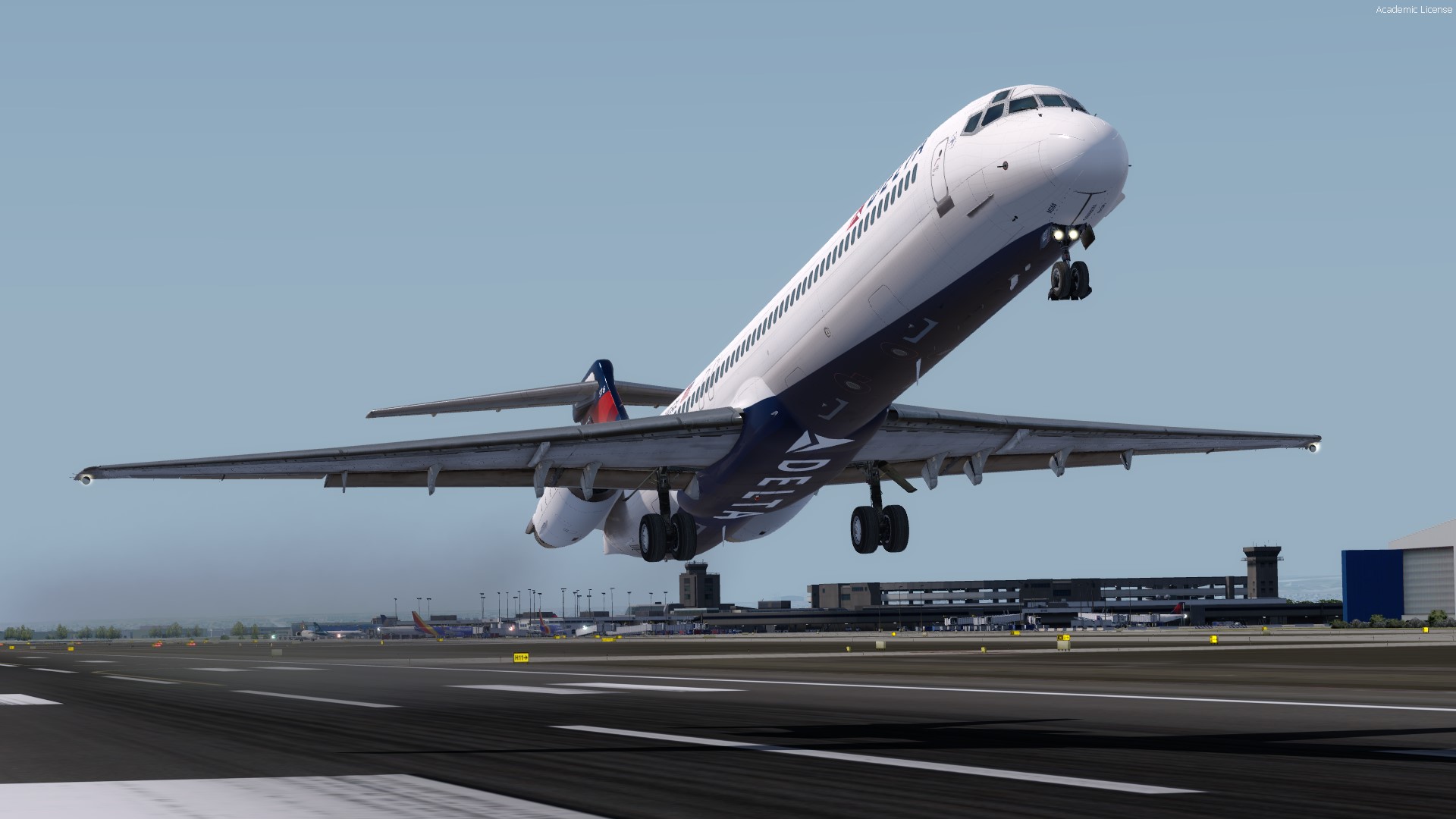 Delta 828 - Kurzstrecke nach Las Vegas [MD-82] - Screenshots ...