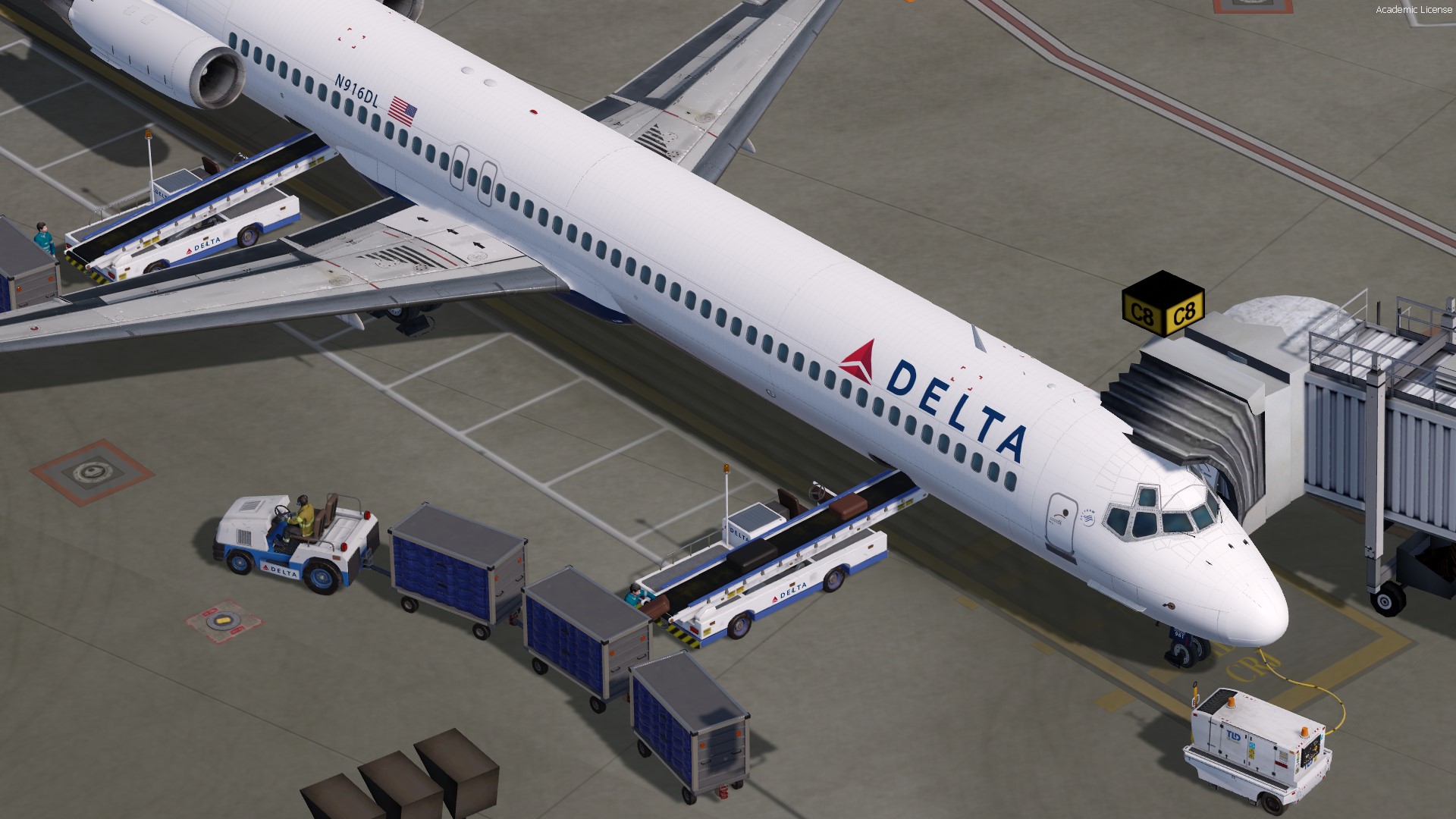 Delta 828 - Kurzstrecke nach Las Vegas [MD-82] - Screenshots ...