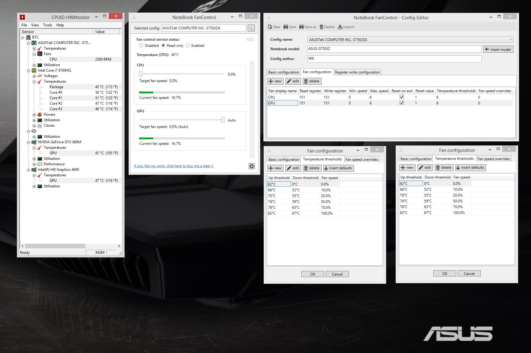 NBFC is not fully controlling the fans · Issue #915 · hirschmann/nbfc · GitHub