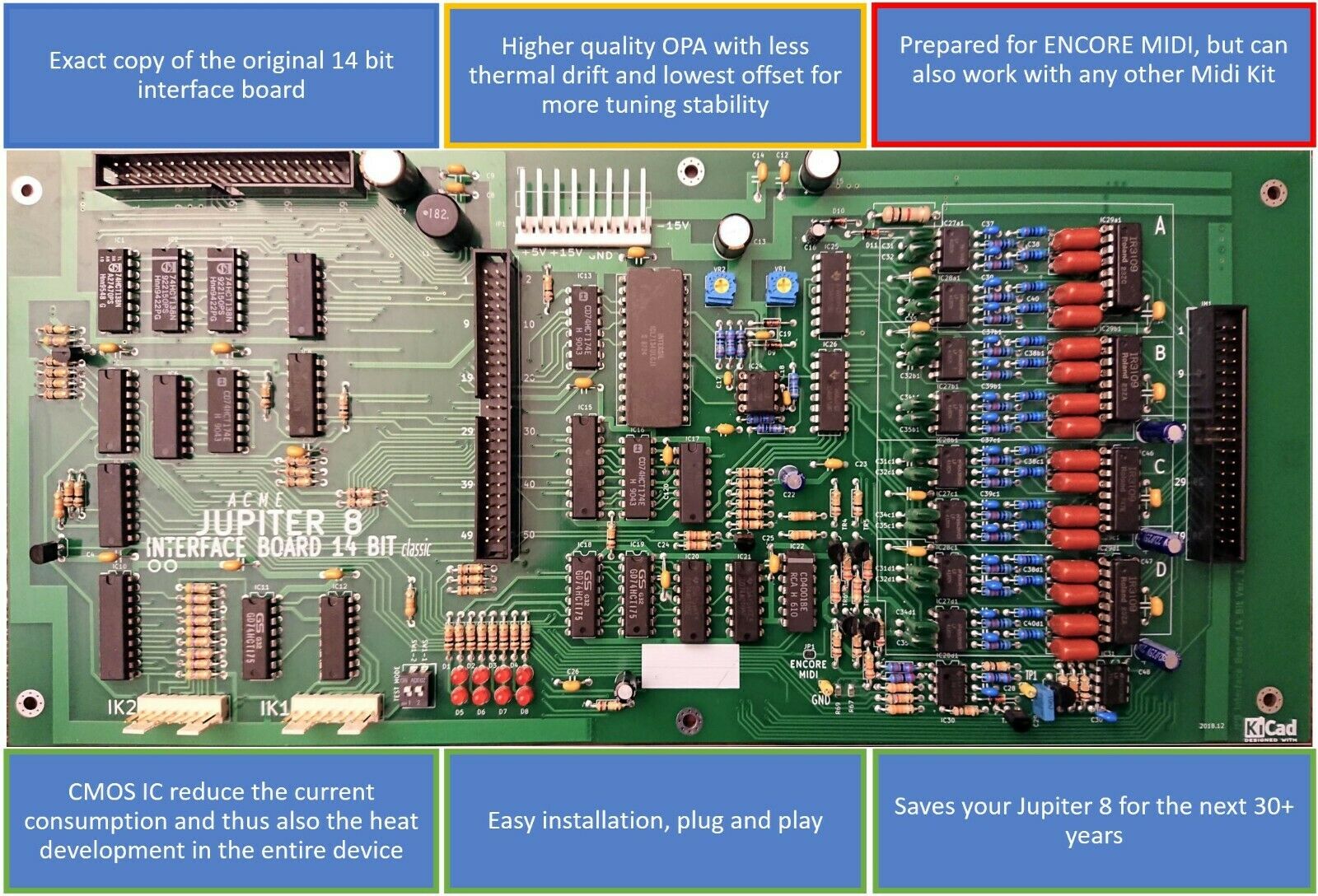Jupiter8 12 to 14 Bit CPU Board Upgrade - Gearspace