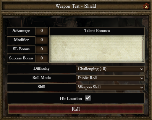 [WFRP4e System] Weapon Qualities in Combat-Tests | Hit Location · Issue ...