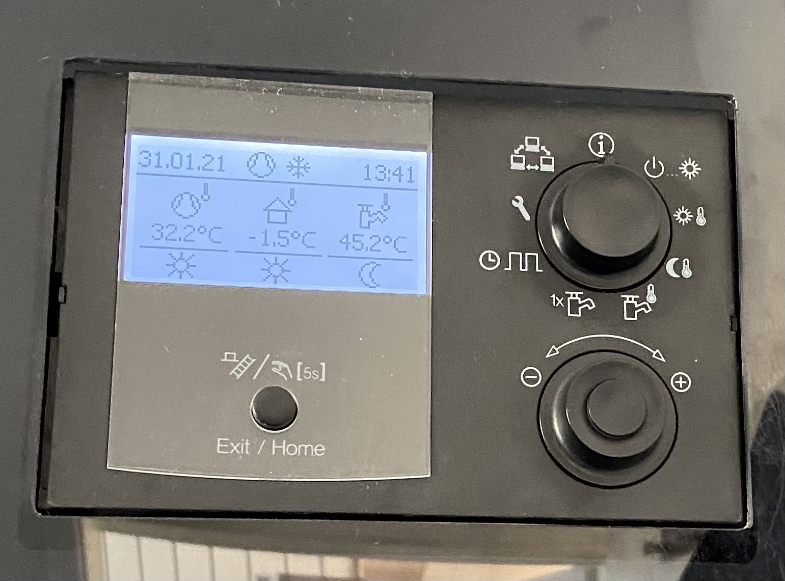 Rotex Hpsu Compact Display Symbole